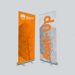 Roll-Up Budget med tryk | Prisvenlig roll-up løsning – Discountprint